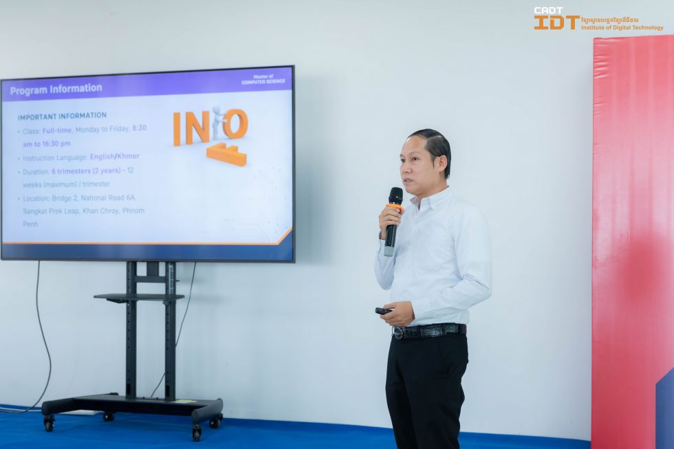 CADT OFFICALLY OPEN THE MASTER PROGRAM OF COMPUTER SCIENCE IN AI AND ...